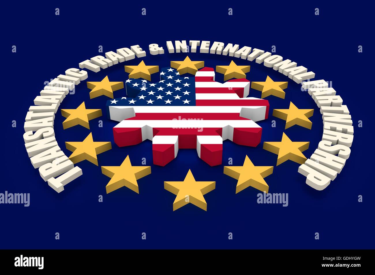 TTIP - Transatlantic Trade and Investment Partnership Stock Photo - Alamy