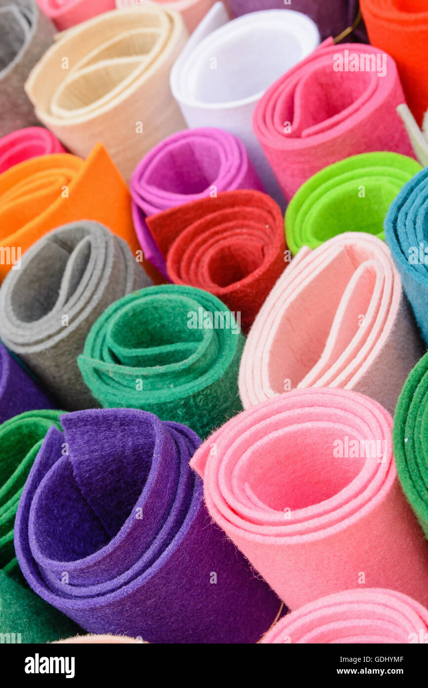 Handmade colorful felt bright hi-res stock photography and images - Alamy
