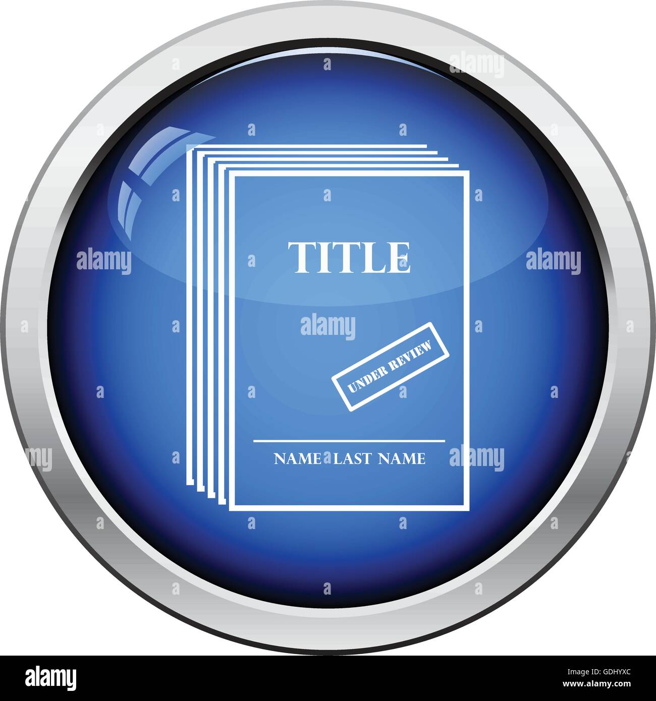 Under review symbol Stock Vector Images - Alamy