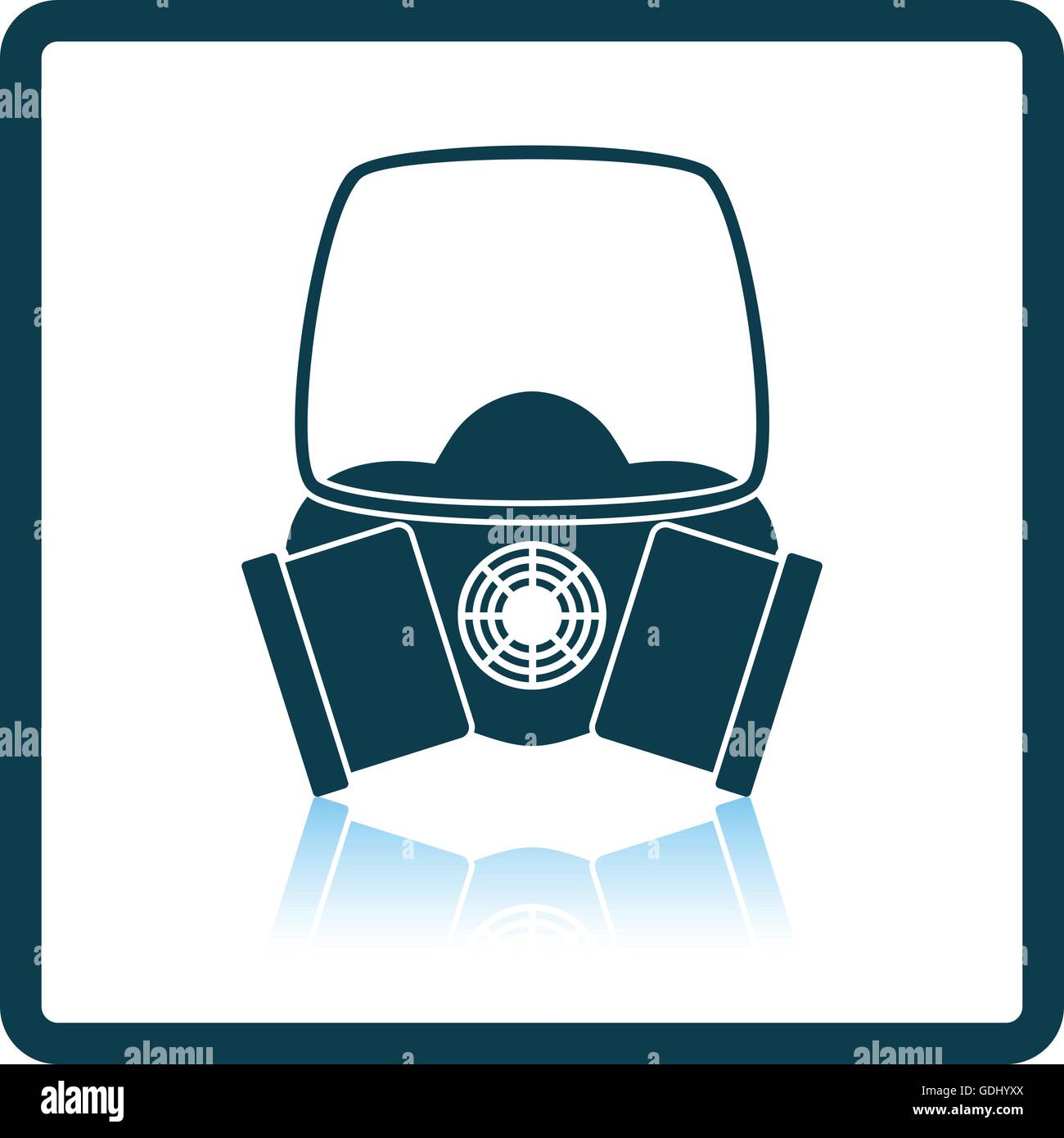 Icon chemistry gas mask reflection hi-res stock photography and images ...