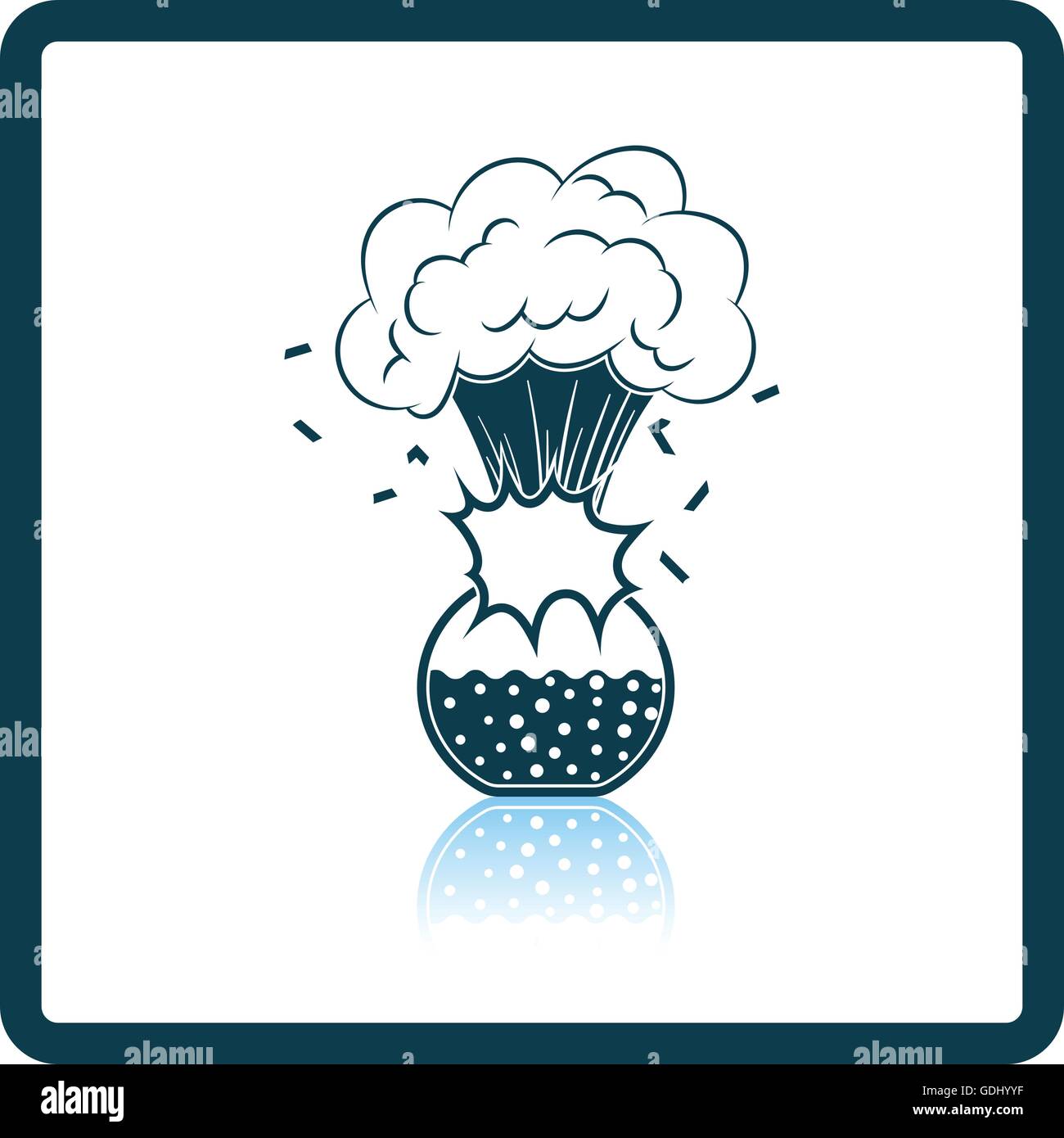 Experiment explosion Stock Vector Images - Alamy