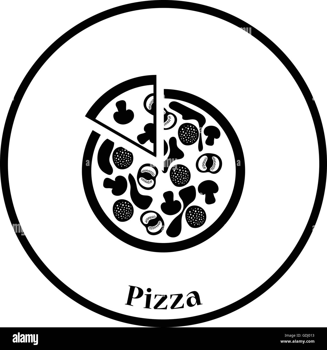 Single tomato plate Stock Vector Images - Alamy