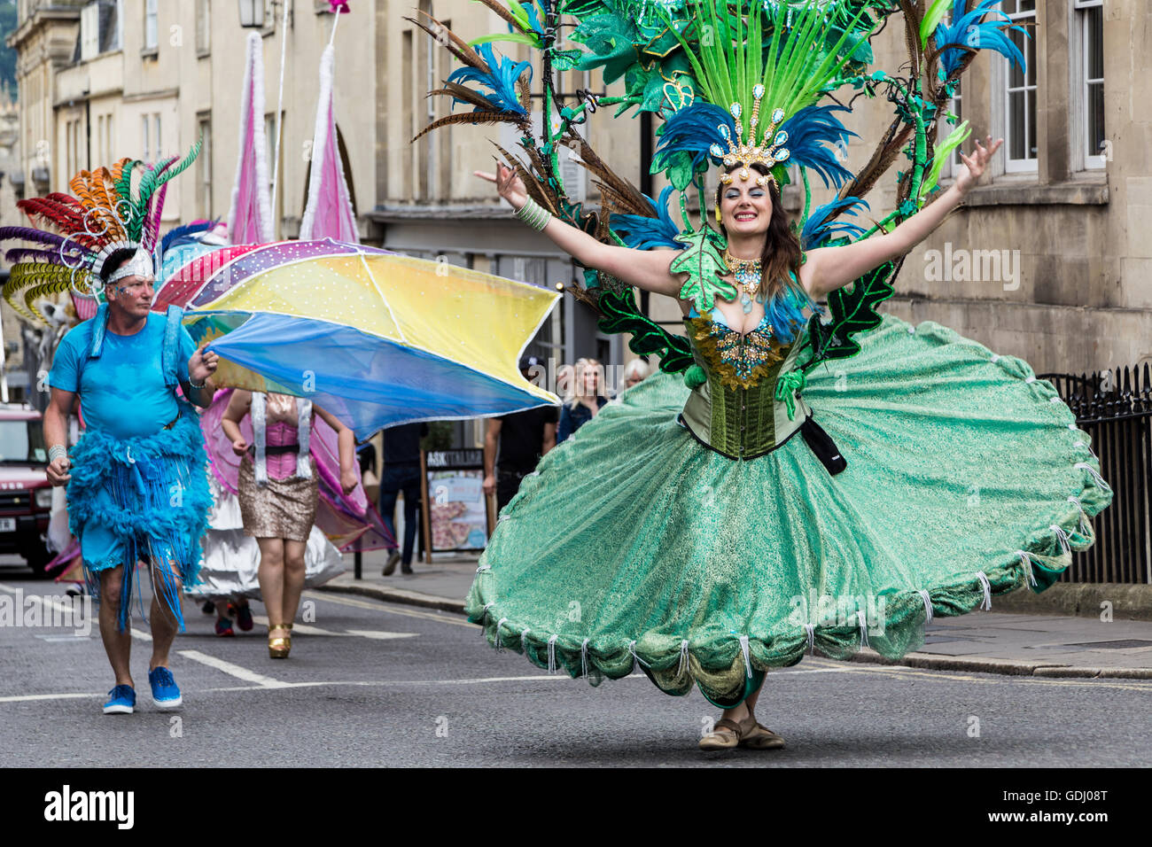 Bath Carnival 2016 Performers parade an assortment of outfits and ...