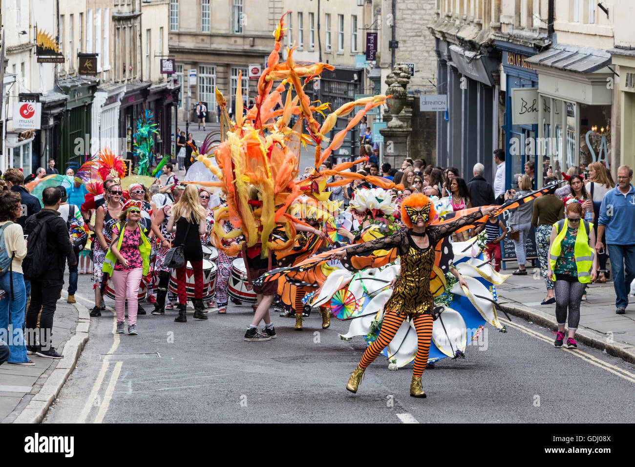 Bath Carnival 2016 Performers parade an assortment of outfits and ...