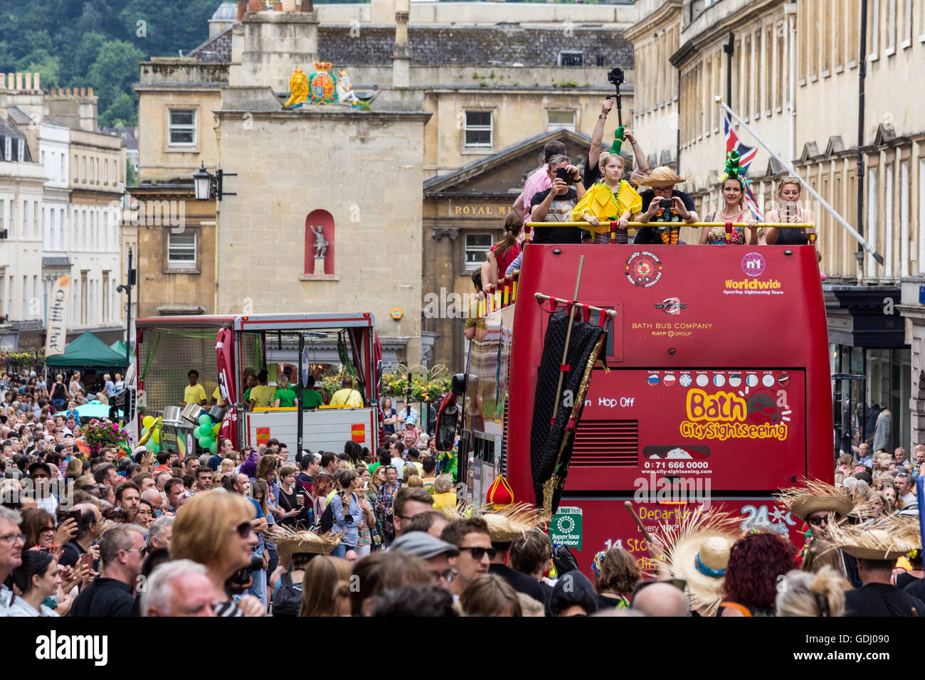 Bath Carnival 2016 Performers parade an assortment of outfits and ...
