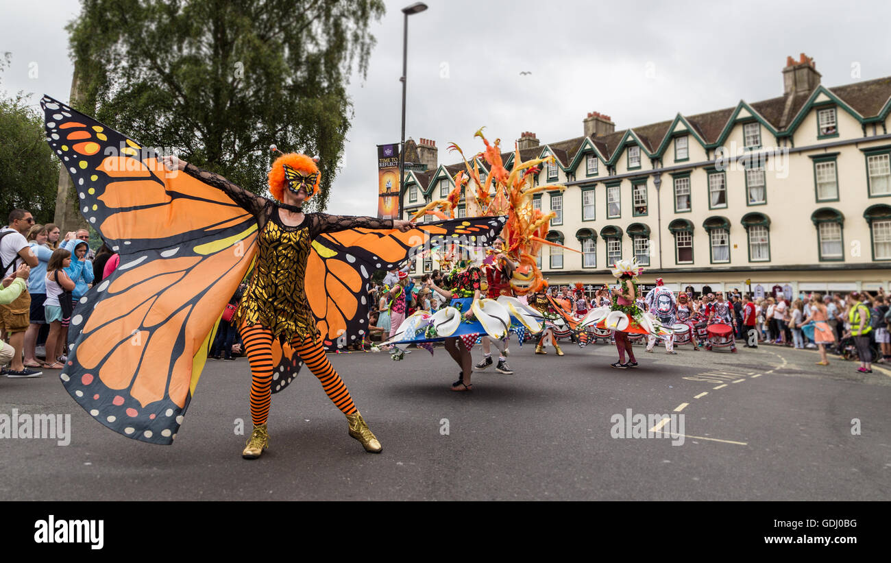 Bath Carnival 2016 Performers parade an assortment of outfits and ...