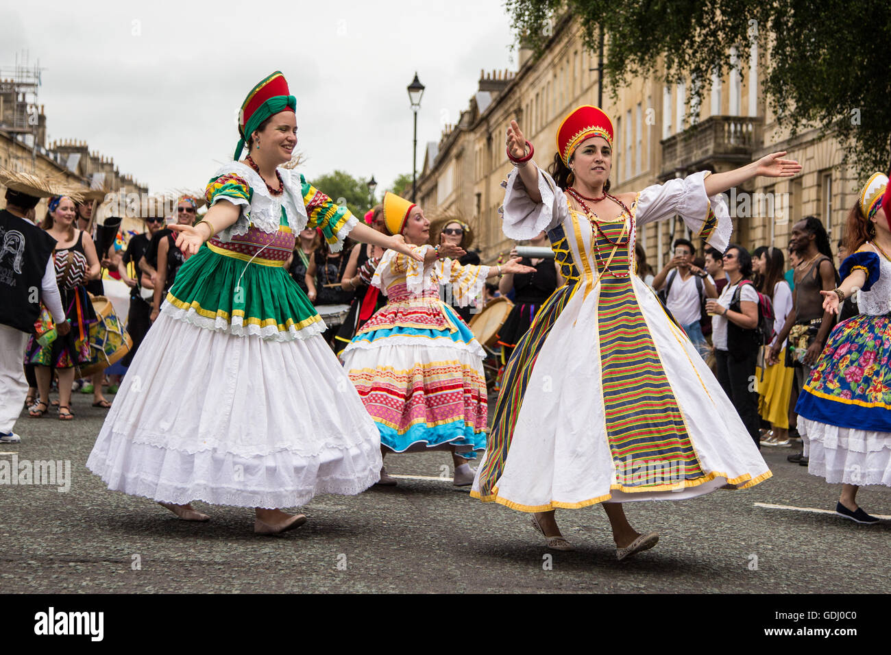 Bath Carnival 2016 Performers parade an assortment of outfits and ...
