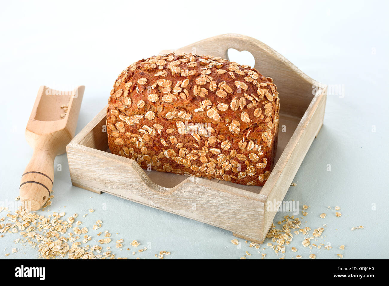 Whole grain bread topped hi-res stock photography and images - Alamy