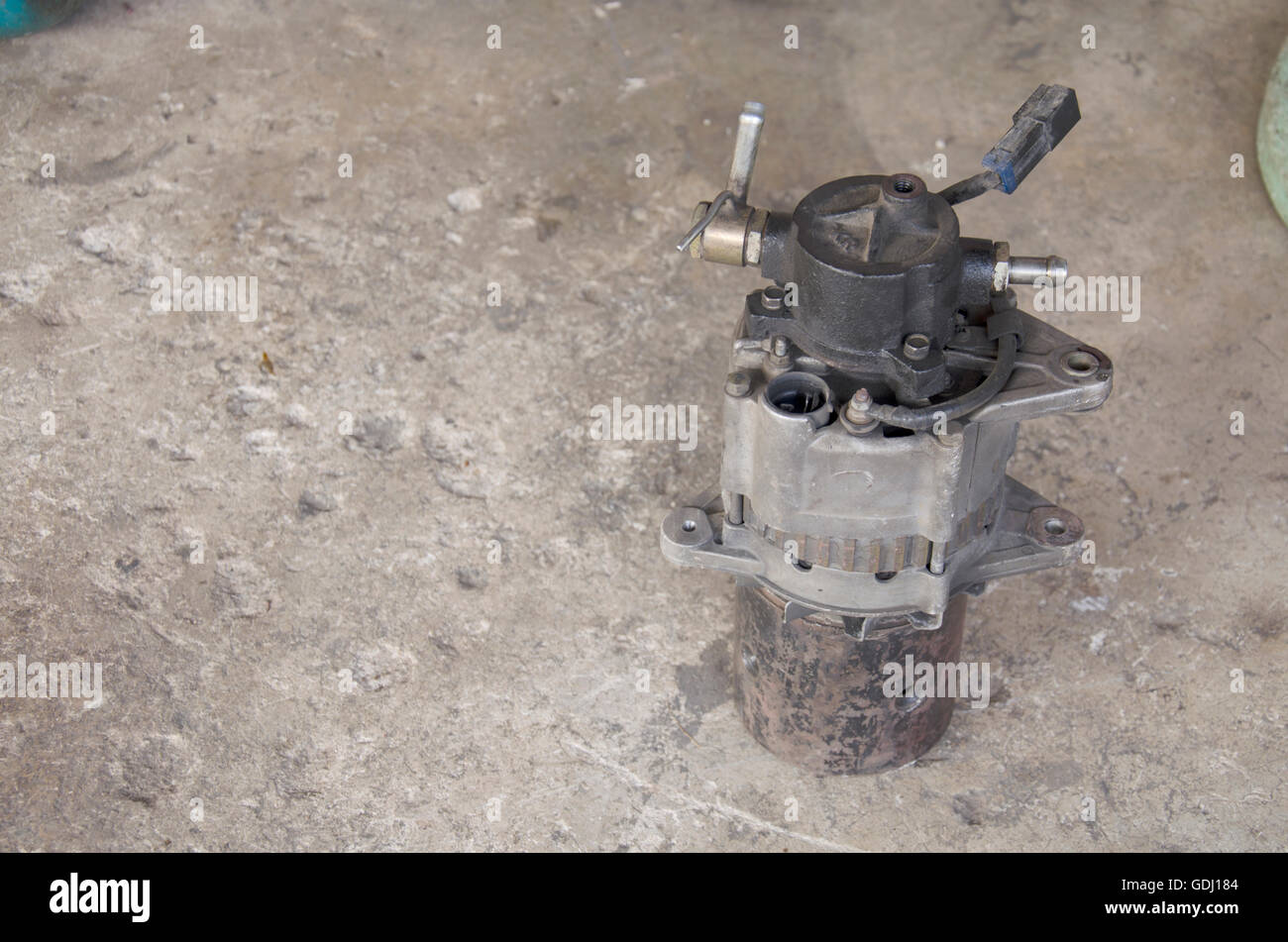 Professional automotive motor mechanic repair and inspecting the ...