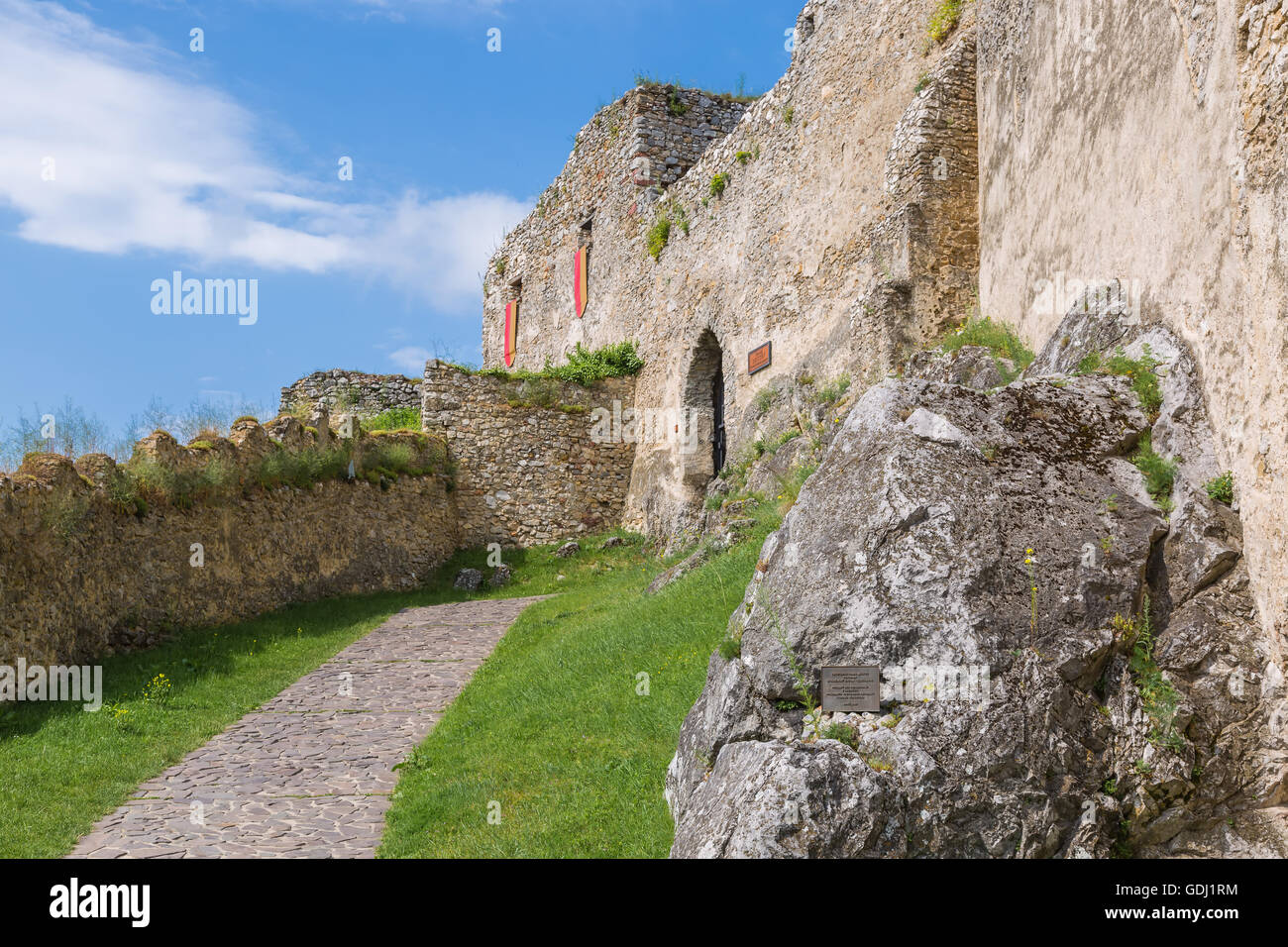 Medieval castle Beckov, the first written mention of the 13th century ...