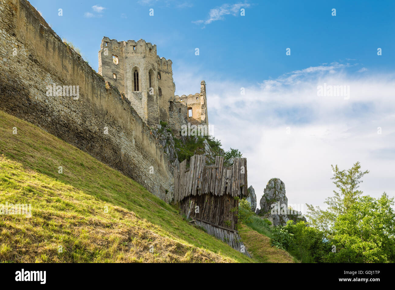 Medieval castle Beckov, the first written mention of the 13th century ...