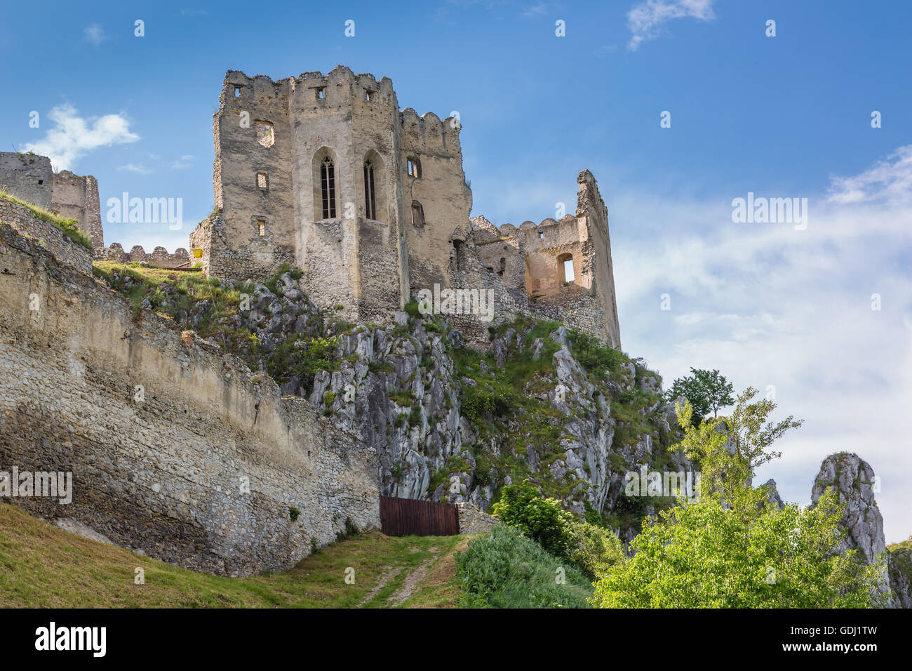 Medieval castle Beckov, the first written mention of the 13th century ...
