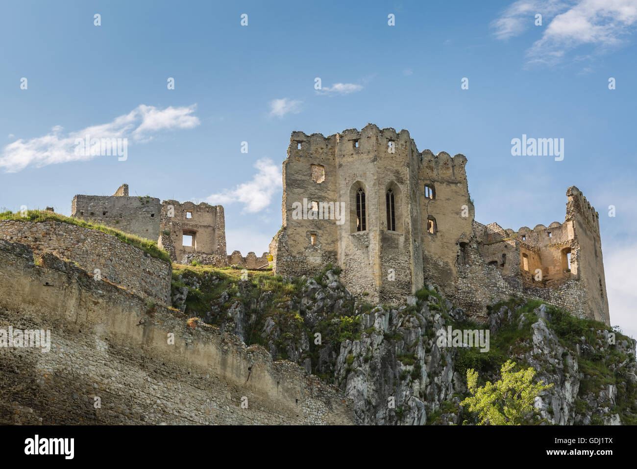 Medieval castle Beckov, the first written mention of the 13th century ...