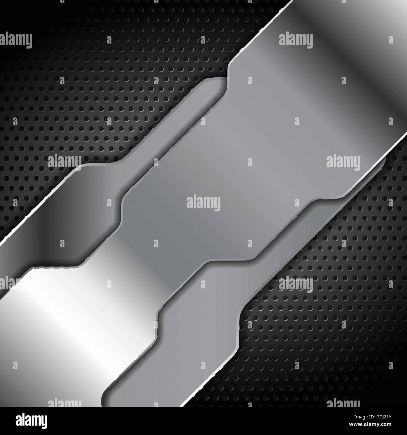 Abstract metal texture tech background. Grey silver metal tech vector ...