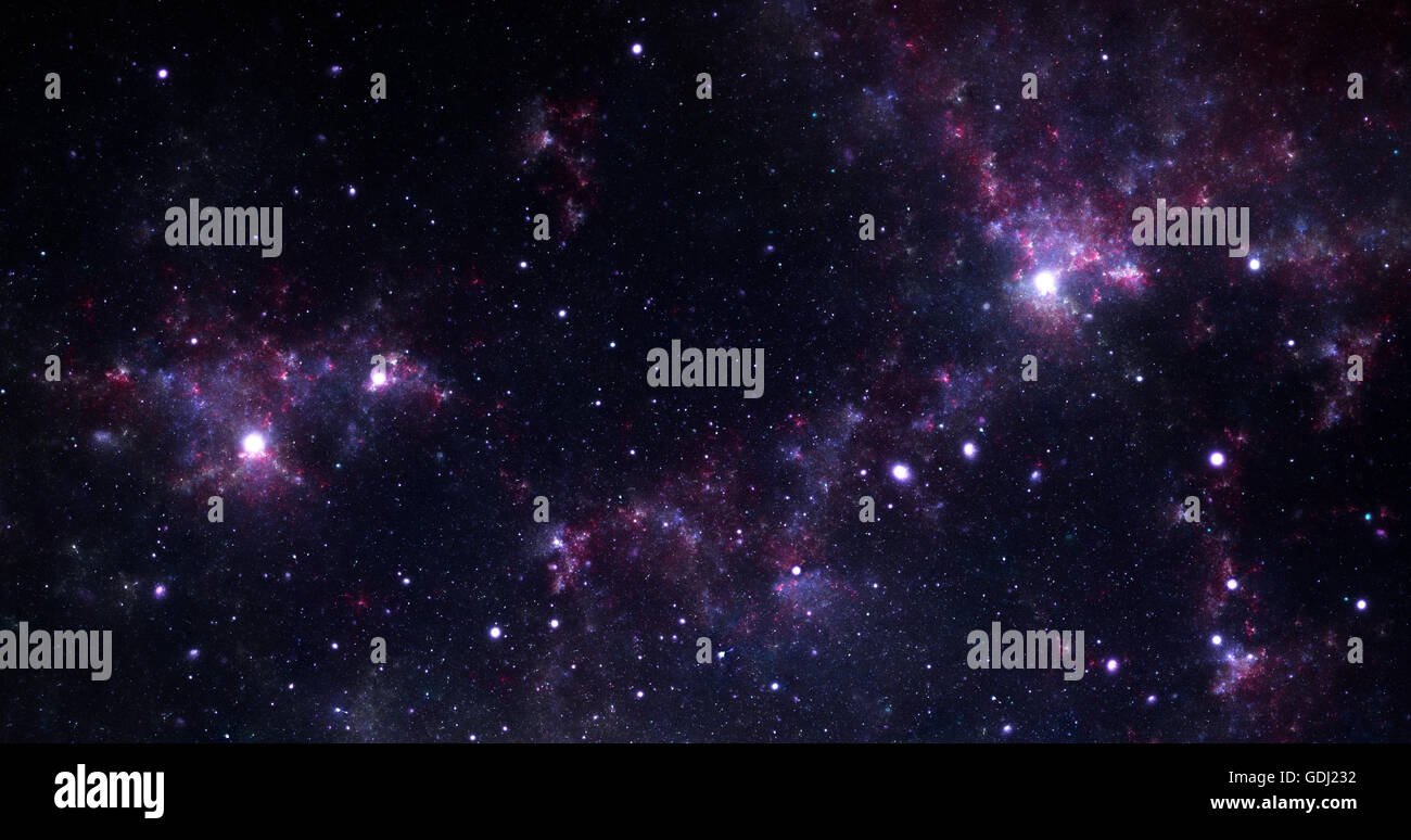 Purple nebula in deep space Stock Photo - Alamy