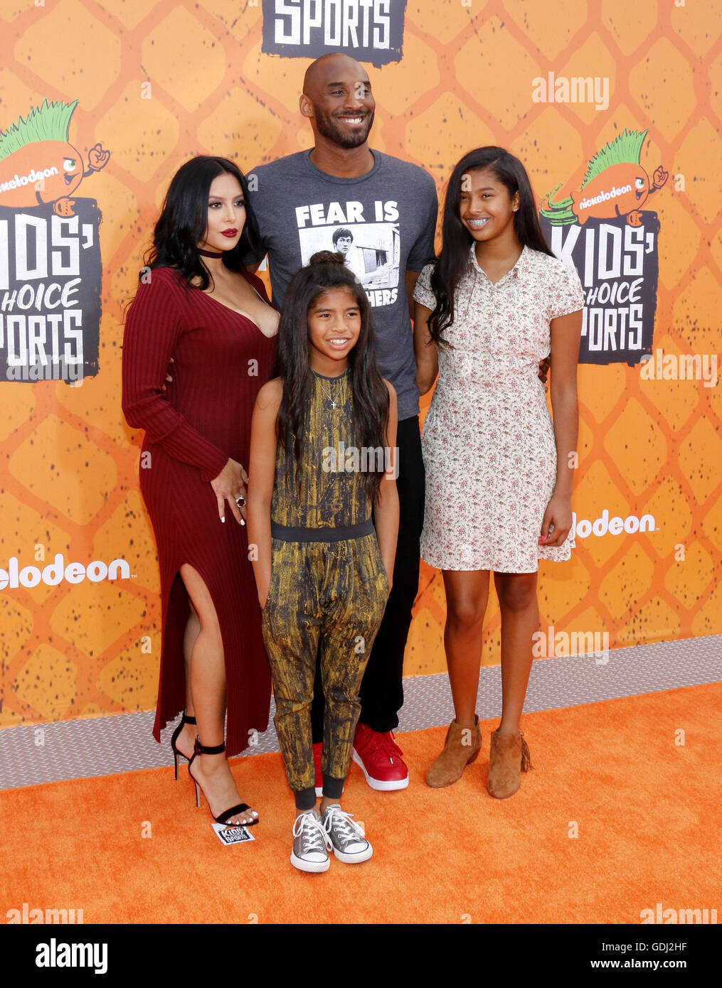 Kobe Bryant, Vanessa Bryant, Gianna Maria Onore Bryant and Natalia ...