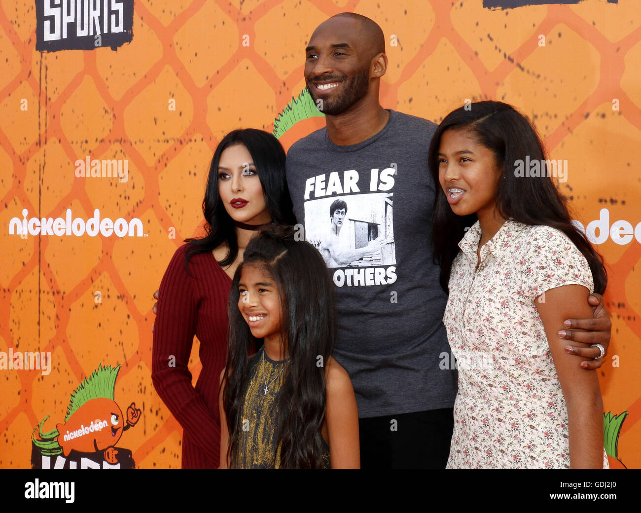 Kobe Bryant, Vanessa Bryant, Gianna Maria Onore Bryant and Natalia ...