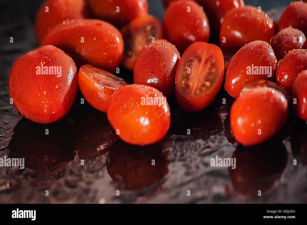 Mini plum tomato hi-res stock photography and images - Alamy