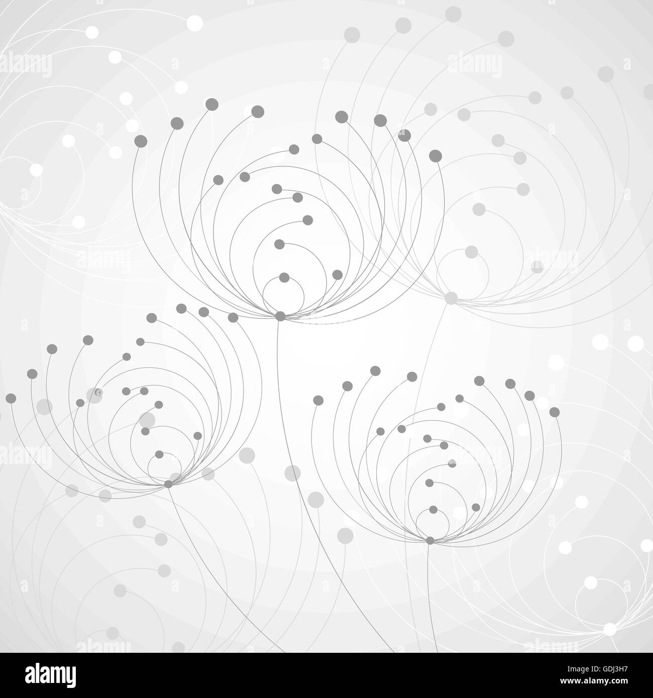 Connect the dots flower Black and White Stock Photos & Images - Alamy