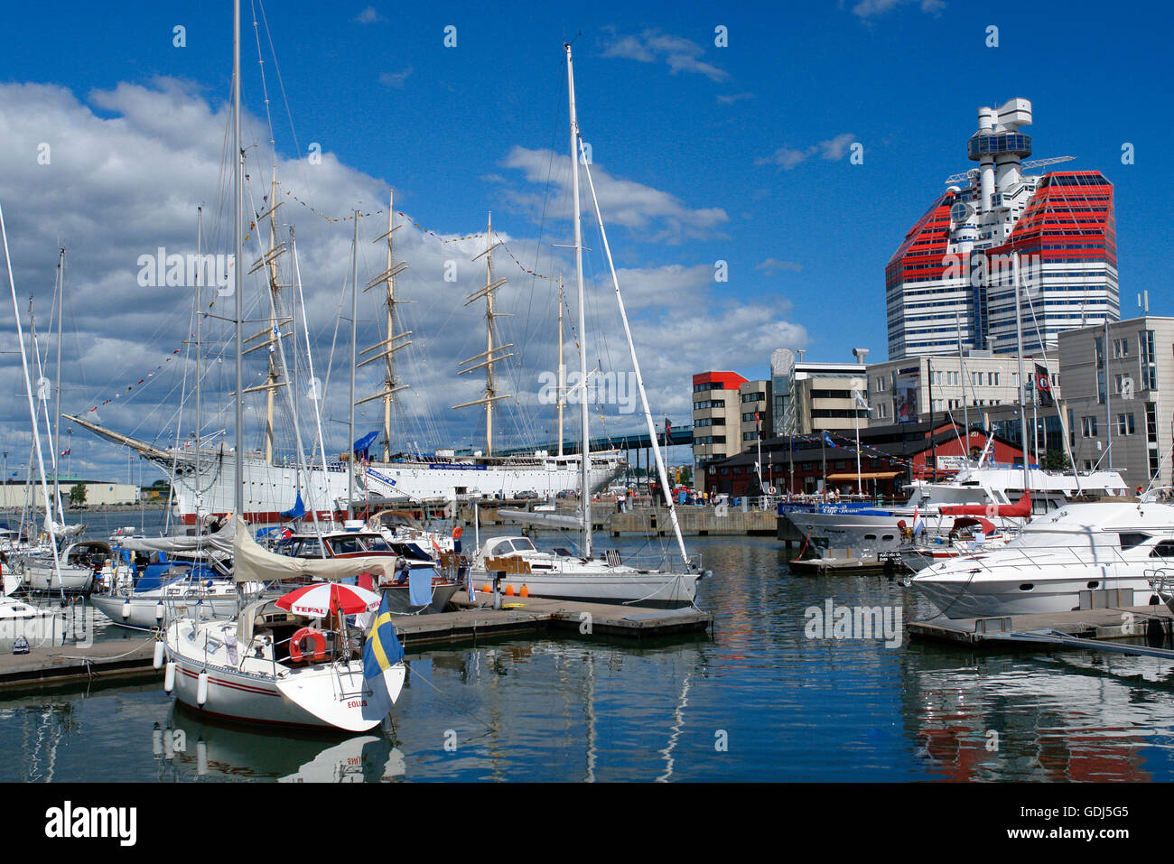 geography / travel, Sweden, Gothenburg, harbour, Europe, Västergötland ...