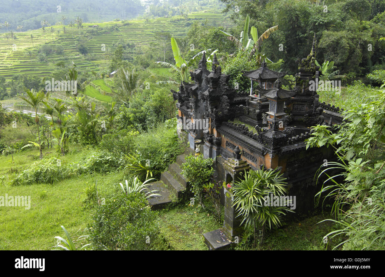 geography / travel, Indonesia, Bali, Pacung Area, temple near Baturiti ...
