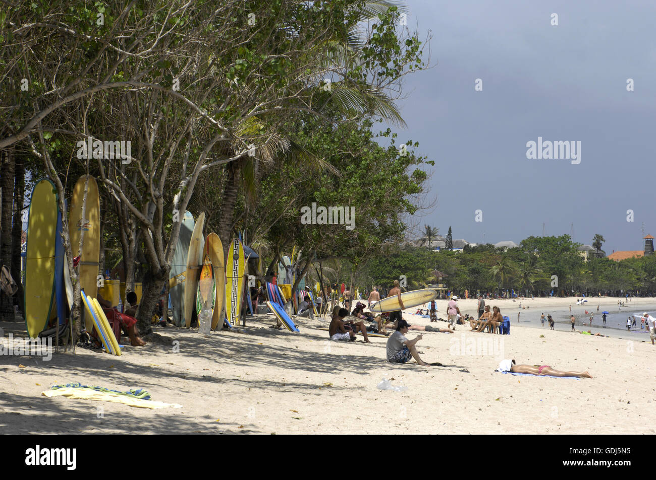 geography / travel, Indonesia, Bali, Kuta, beaches, Kuta Beach Stock ...