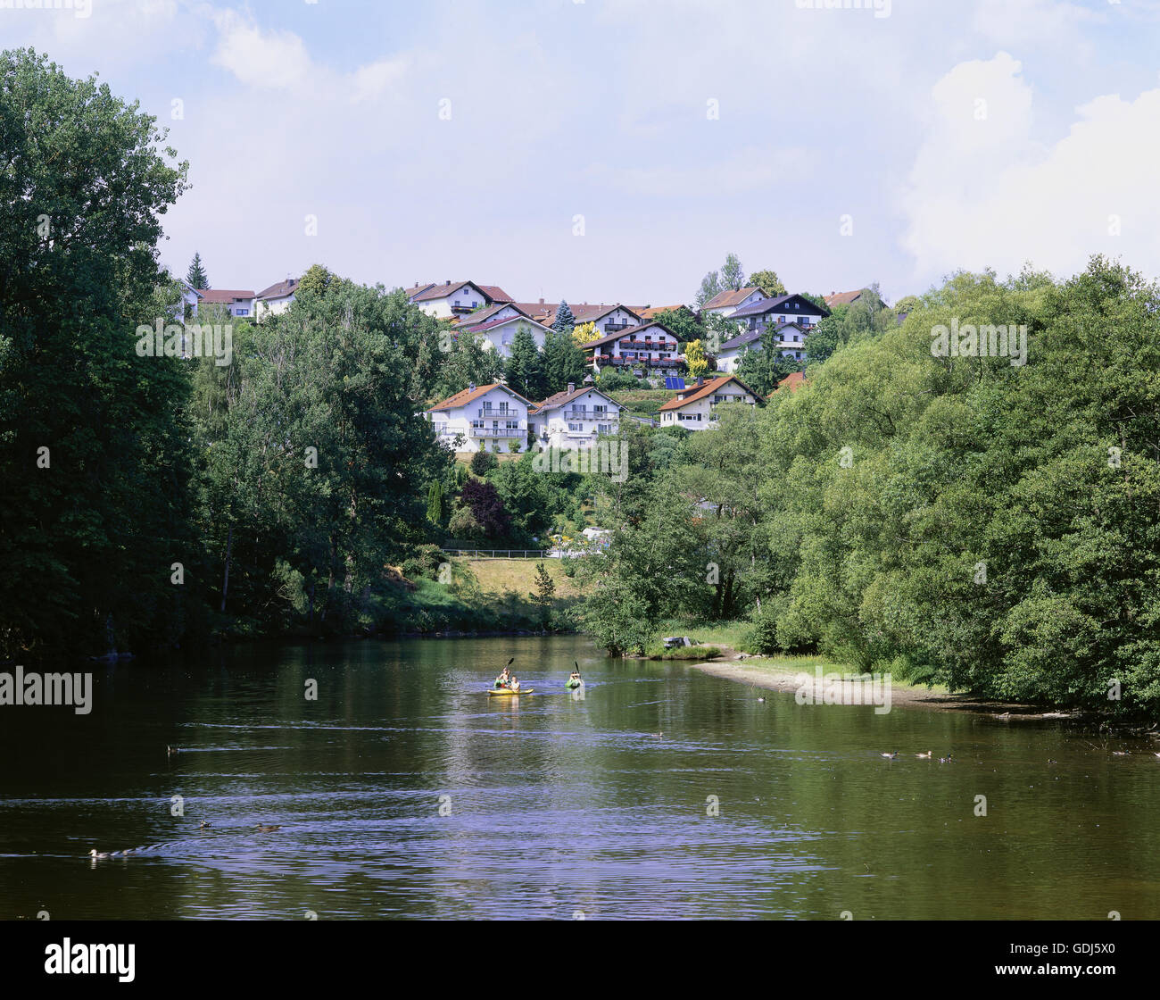 View to regen and bavarian forest hi-res stock photography and images ...