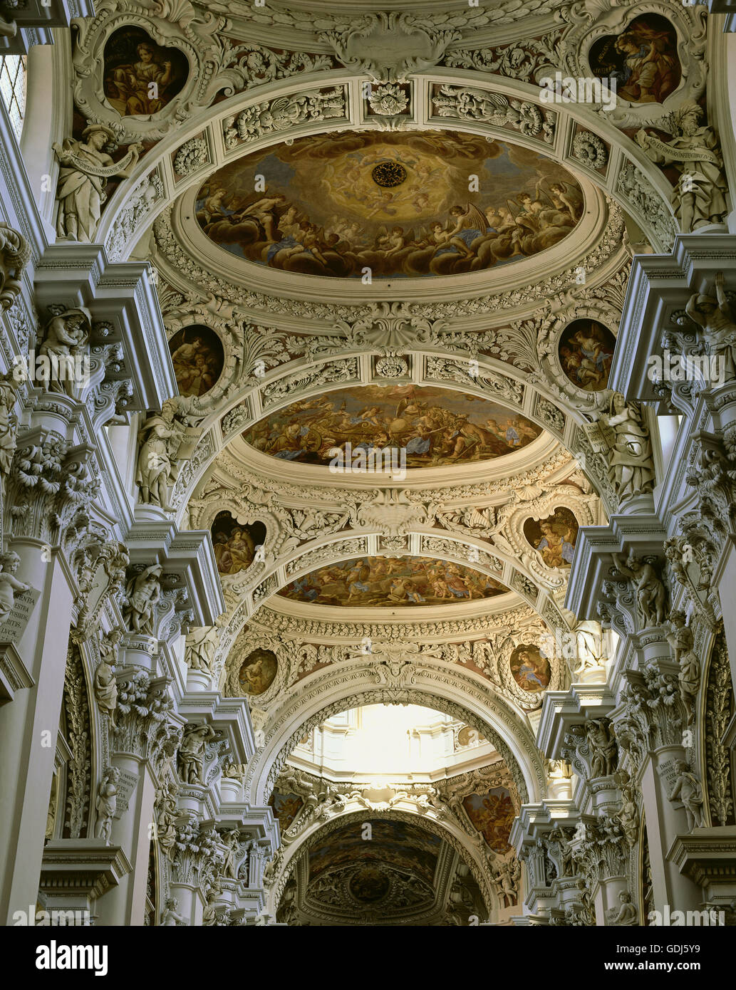 geography / travel, Germany, Bavaria, Passau, churches, St. Stephan's ...