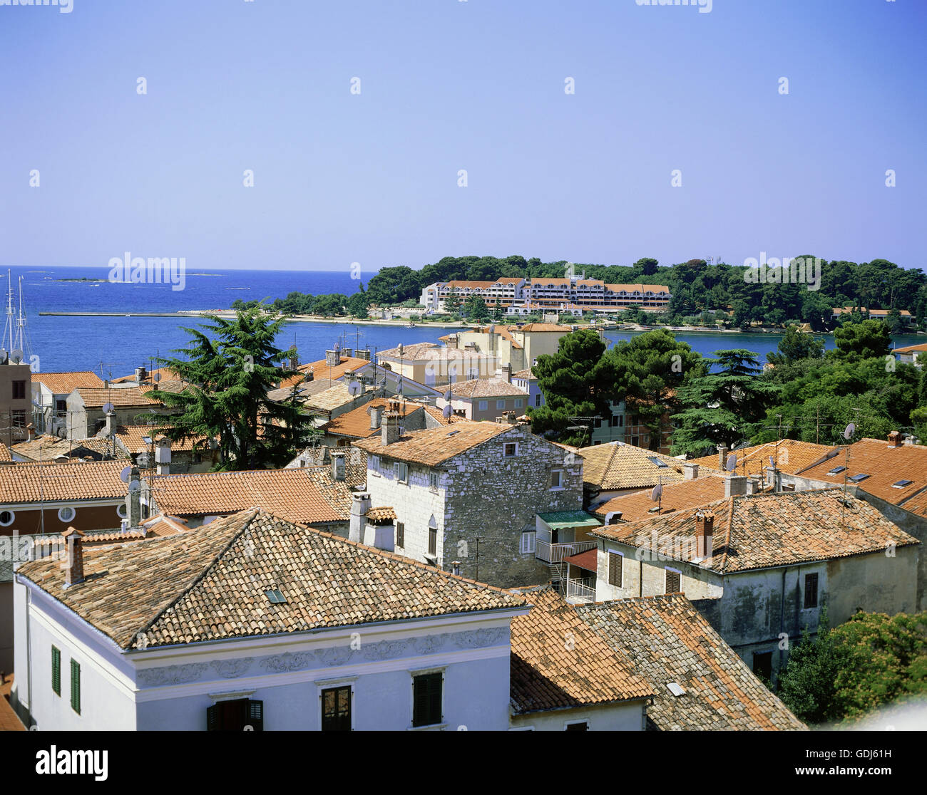 geography / travel, Croatia, Porec, city views / cityscapes, view of ...