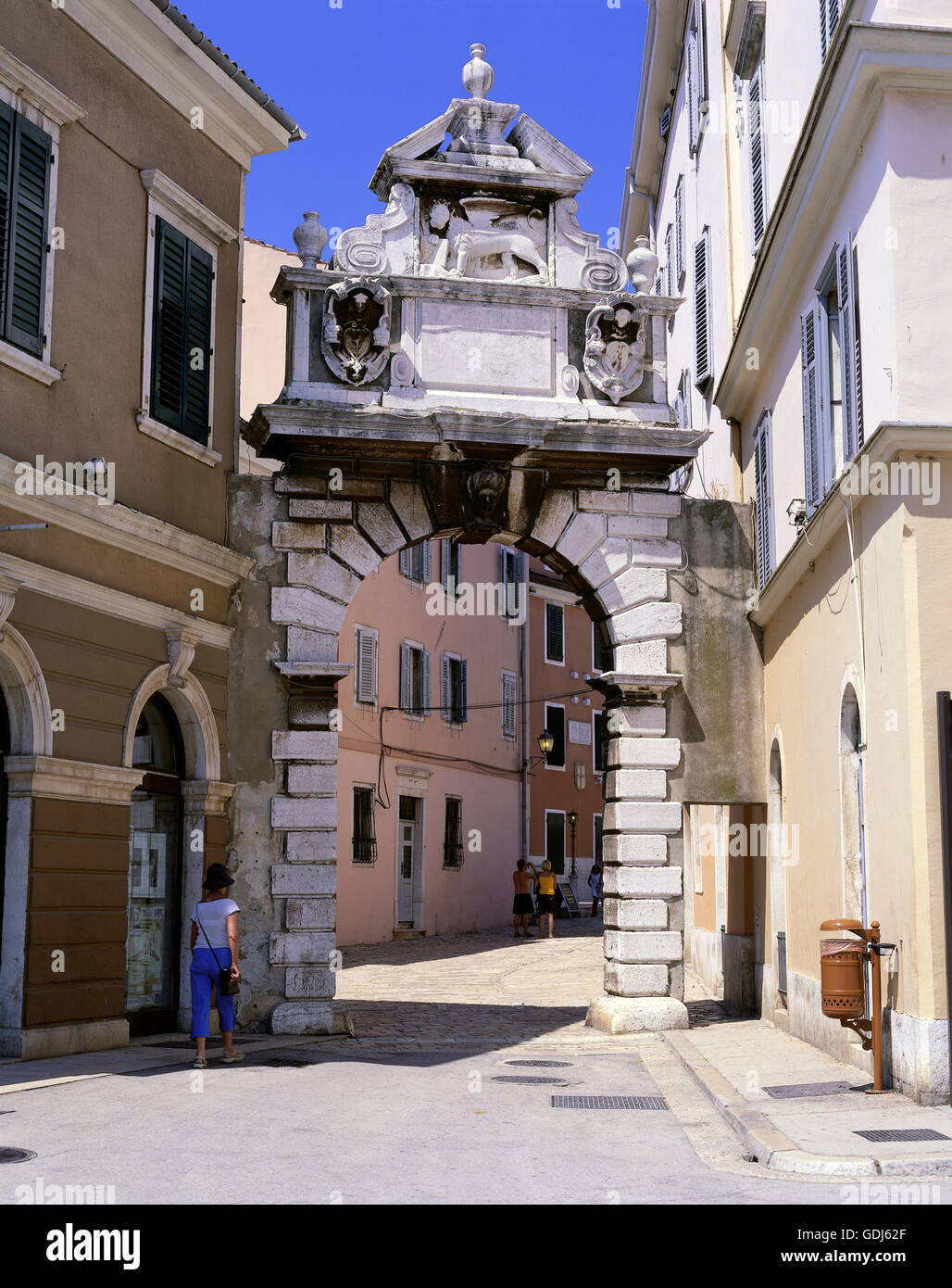 geography / travel, Croatia, Rovinj, buildings, Luk Balbi (Balbi's Arch ...