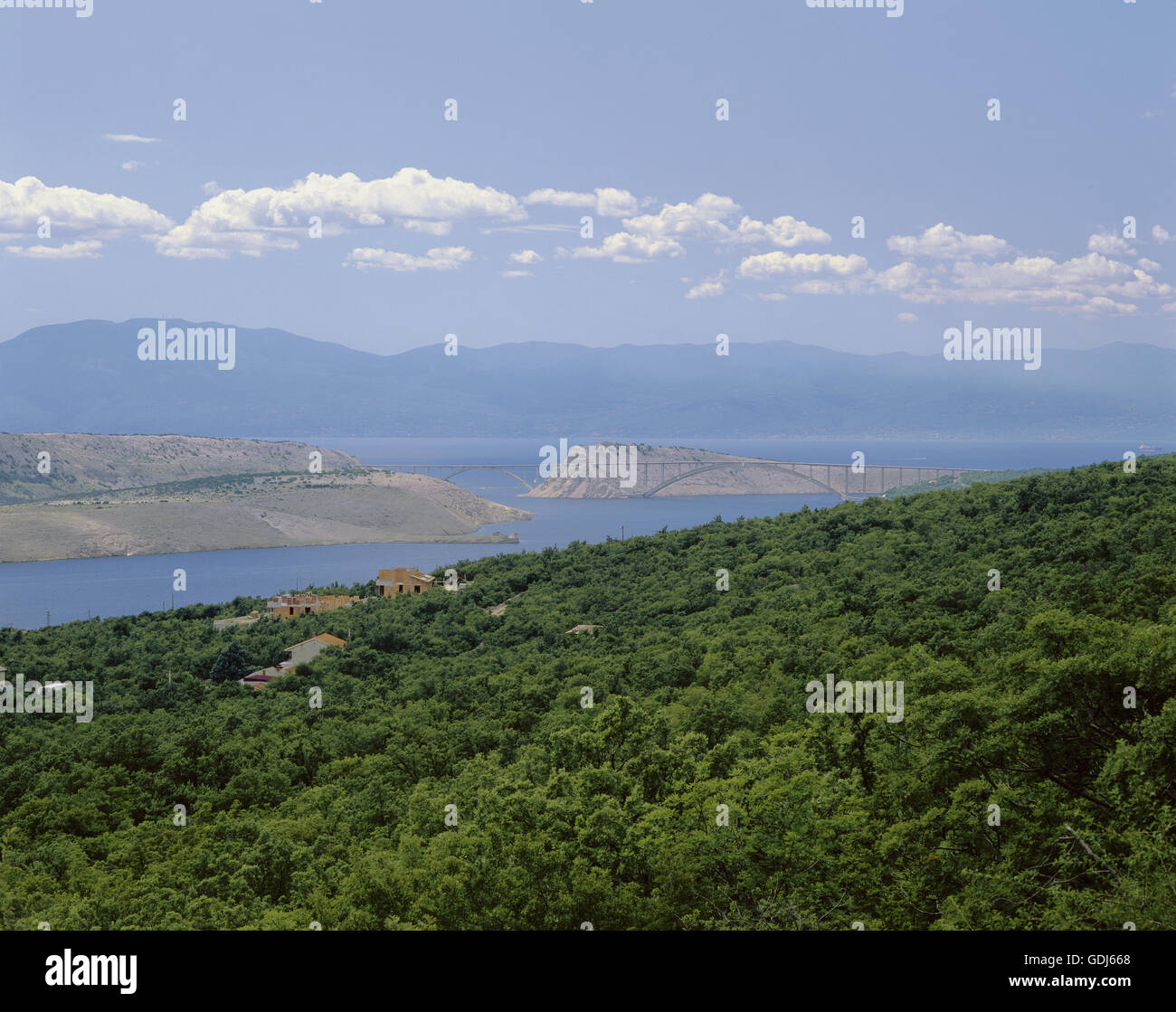 geography / travel, Croatia, landscape / landscapes, view of the ...
