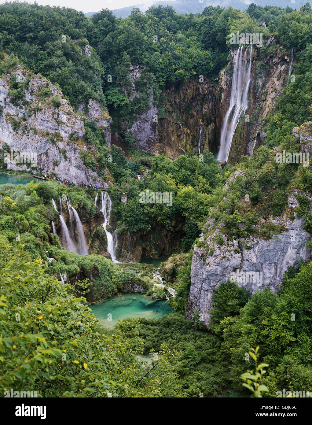 geography / travel, Croatia, landscape / landscapes, Plitvice Lakes ...
