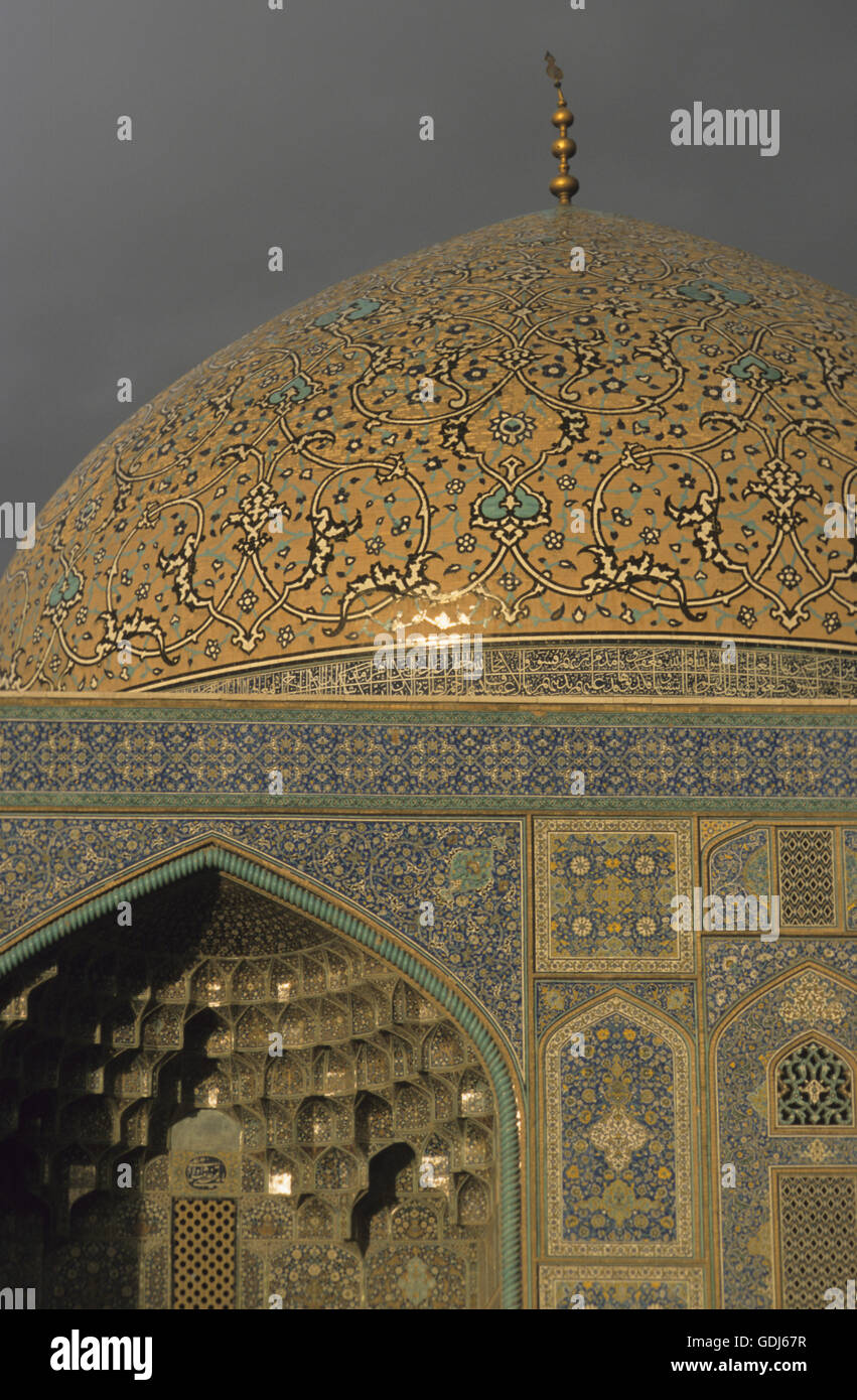 geography / travel, Iran, Isfahan, mosques, Sheik Lotf Allah Mosque ...