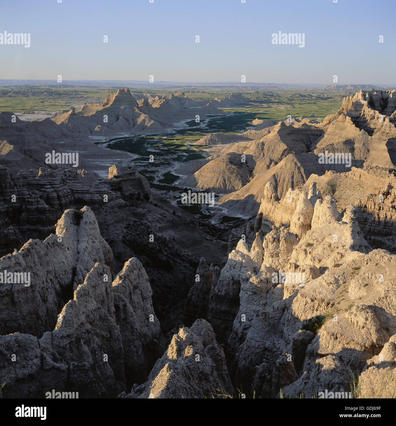 geography / travel, USA, South Dakota, landscapes, Badlands National ...