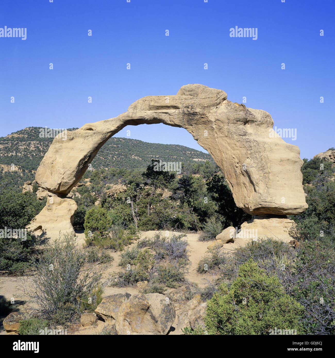 geography / travel, USA, New Mexico, landscapes, Anasazi Arch, near ...