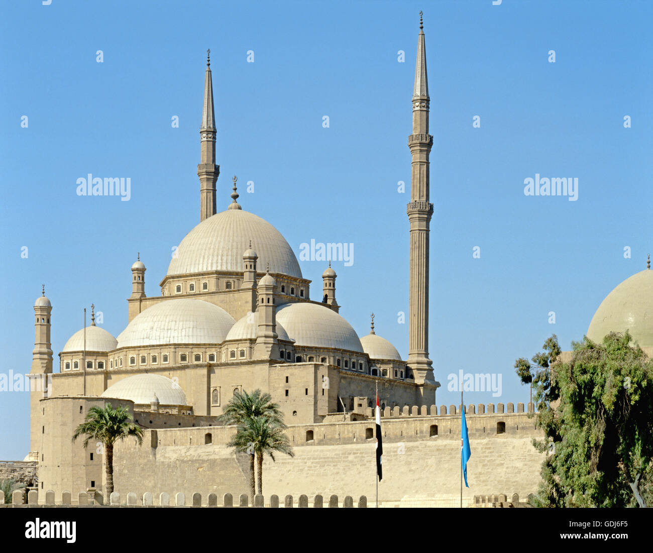 geography / travel, Egypt, Cairo, buildings, Alabaster Mosque, built ...