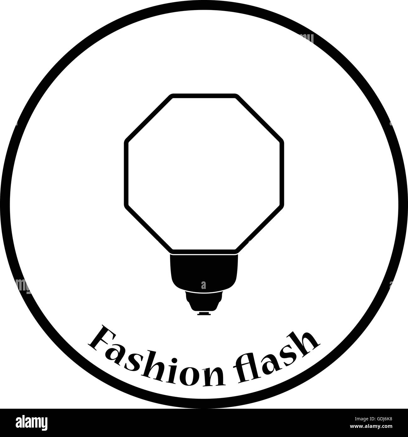 Black flash stencil Stock Vector Images - Alamy