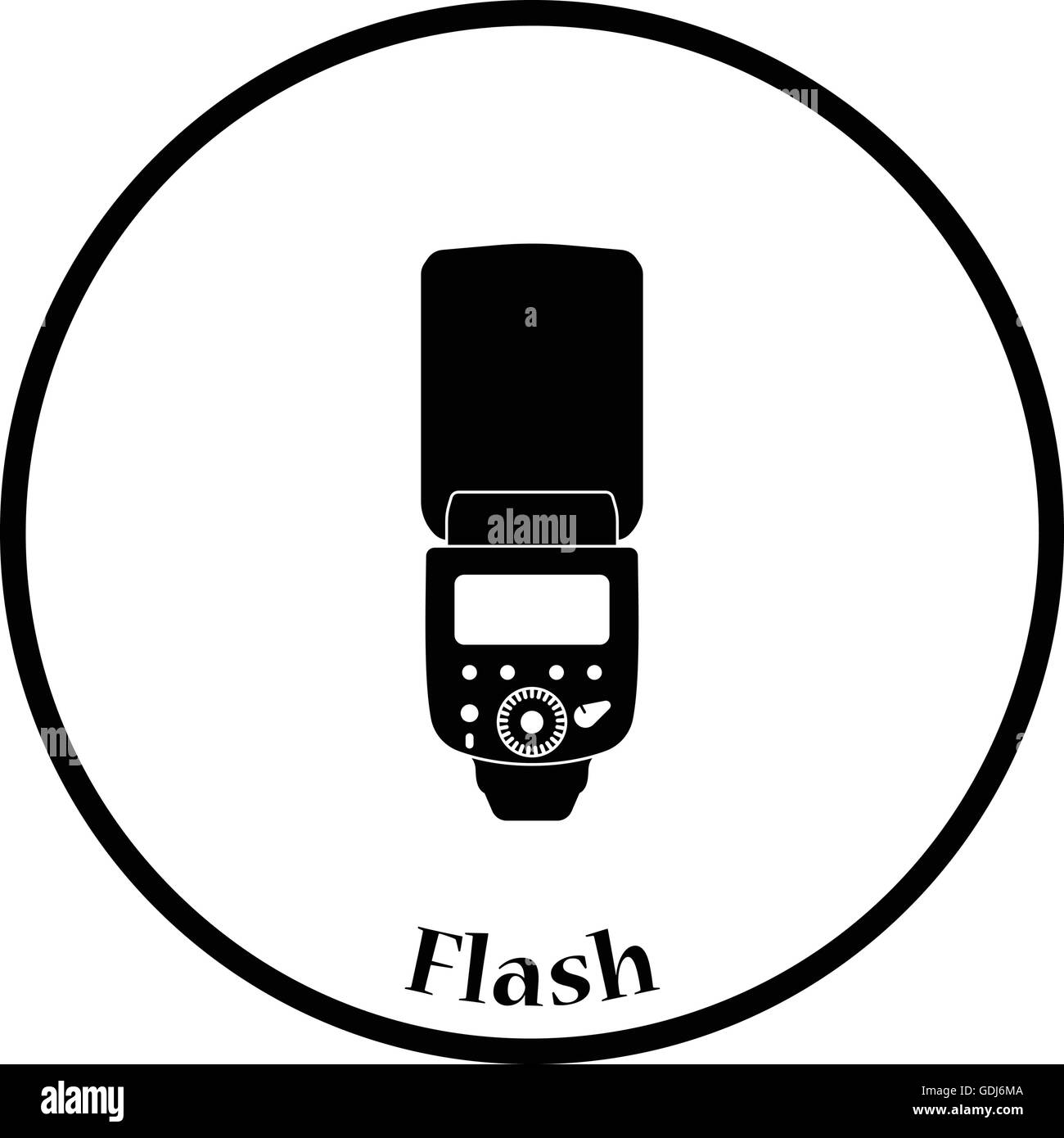 Black flash stencil Stock Vector Images - Alamy