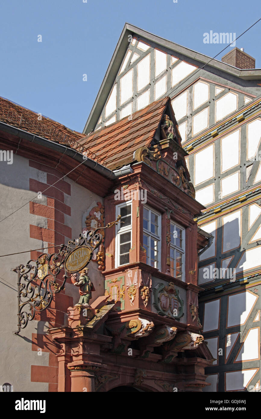 geography / travel, Germany, Hesse, Alsfeld, buildings, Minnigerode ...