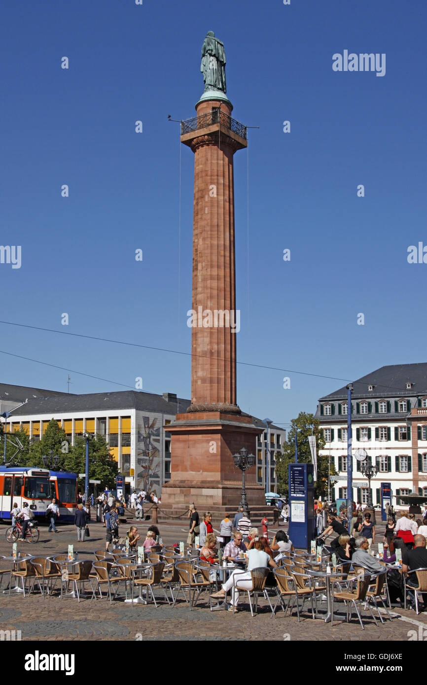 geography / travel, Germany, Hesse, Darmstadt, monuments, monument ...
