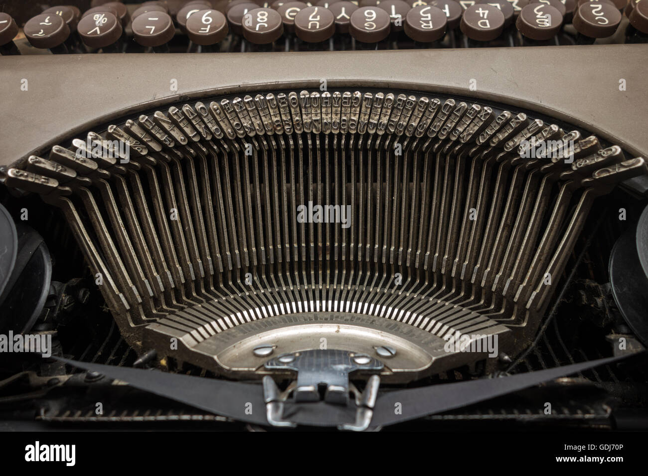 Vintage typewriter background hi-res stock photography and images - Alamy