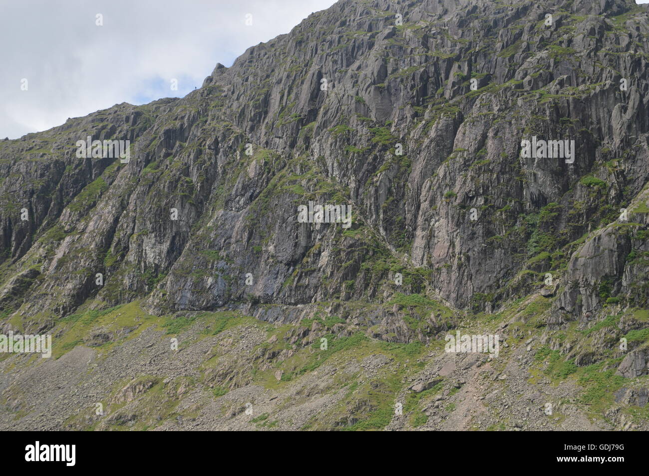 Jakes Rake on Pavey Ark in Langdale within The Lake District National ...