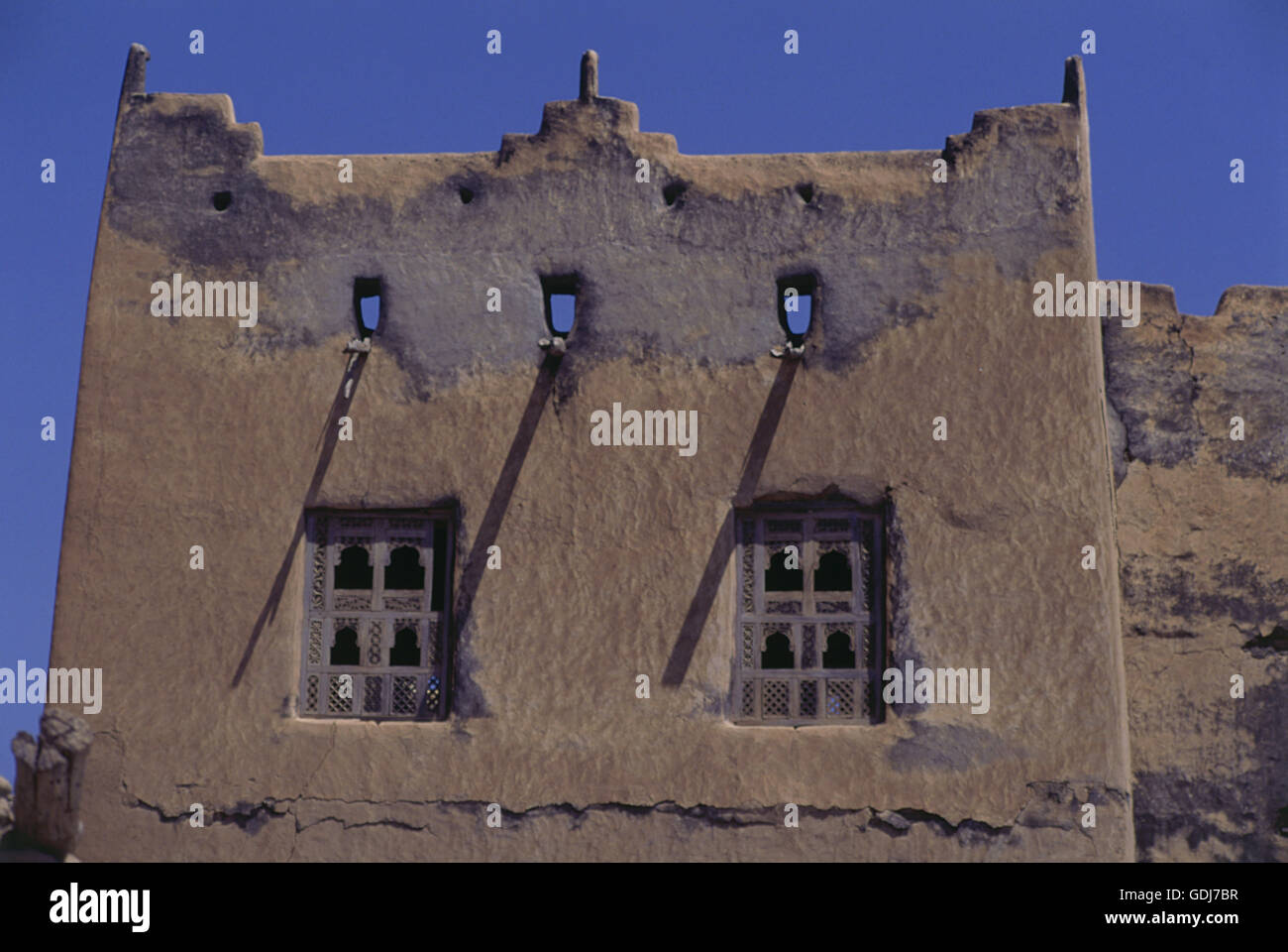 geography / travel, Oman, Mirbat, building, trade house, exterior view ...