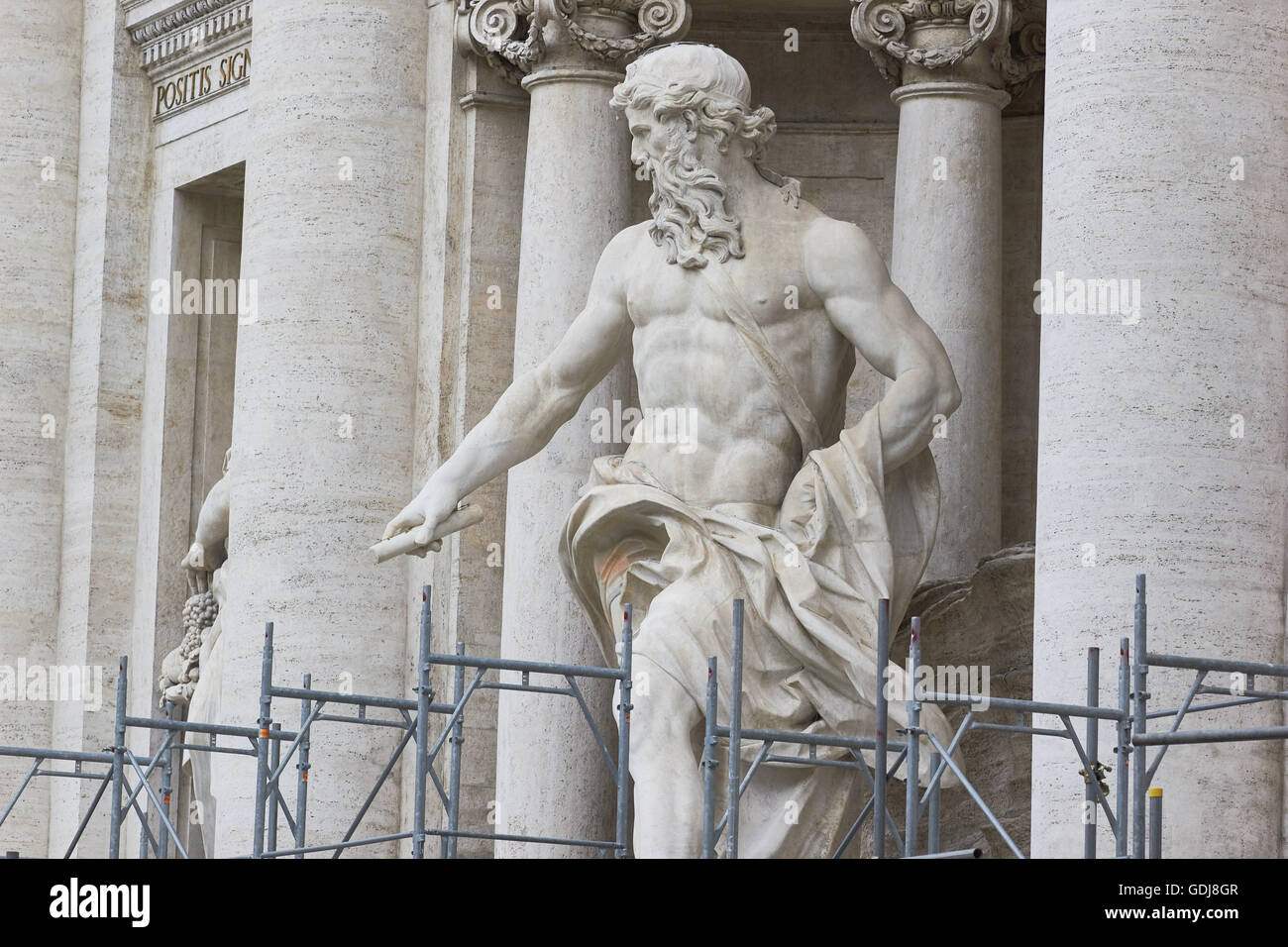 Statue of Oceanus (Titan god of the sea) by Pietro Bracci), and ...