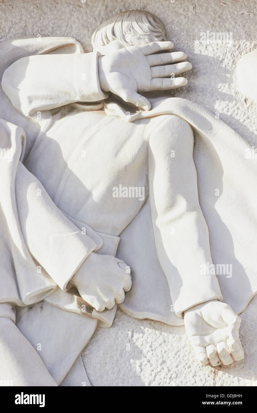 Detail of Fascist sculpture (by Tuscan sculptor Vico Consorti) on the ...