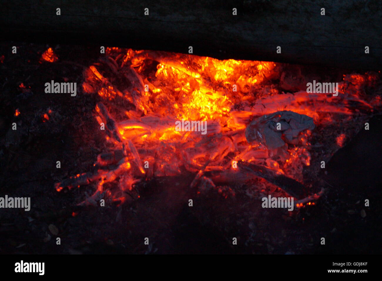 Detailed fire background full Hd ,slow motion, seamless loop Stock ...