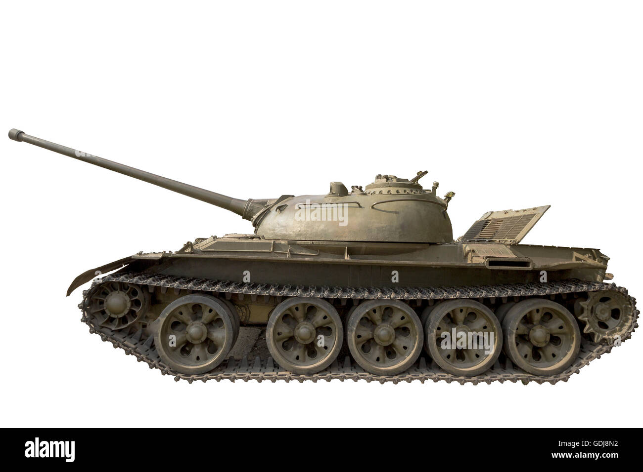 Reinforced self-propelled vehicle on tracks with powerful weapons on a ...