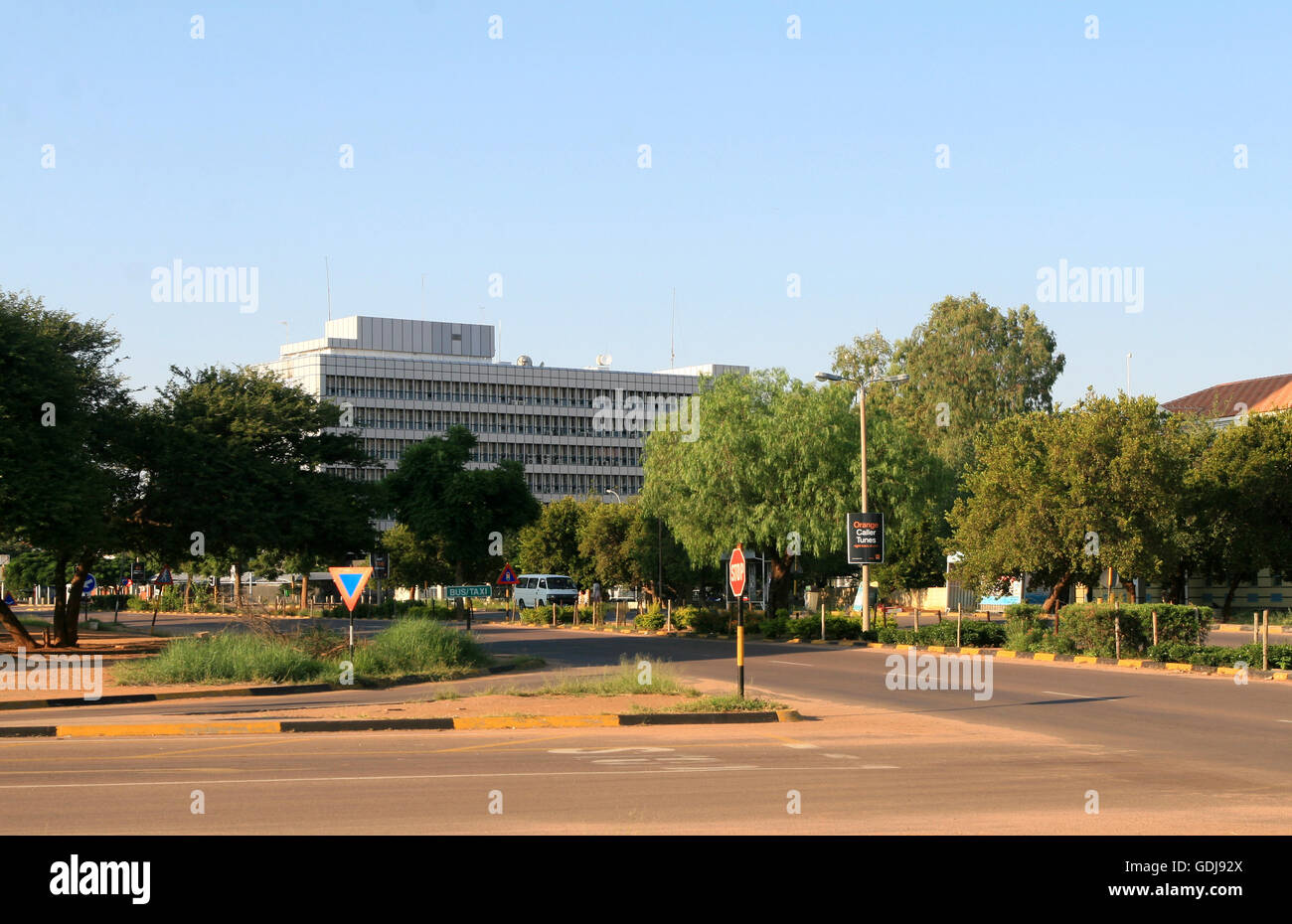 Botswana road signs hi-res stock photography and images - Alamy