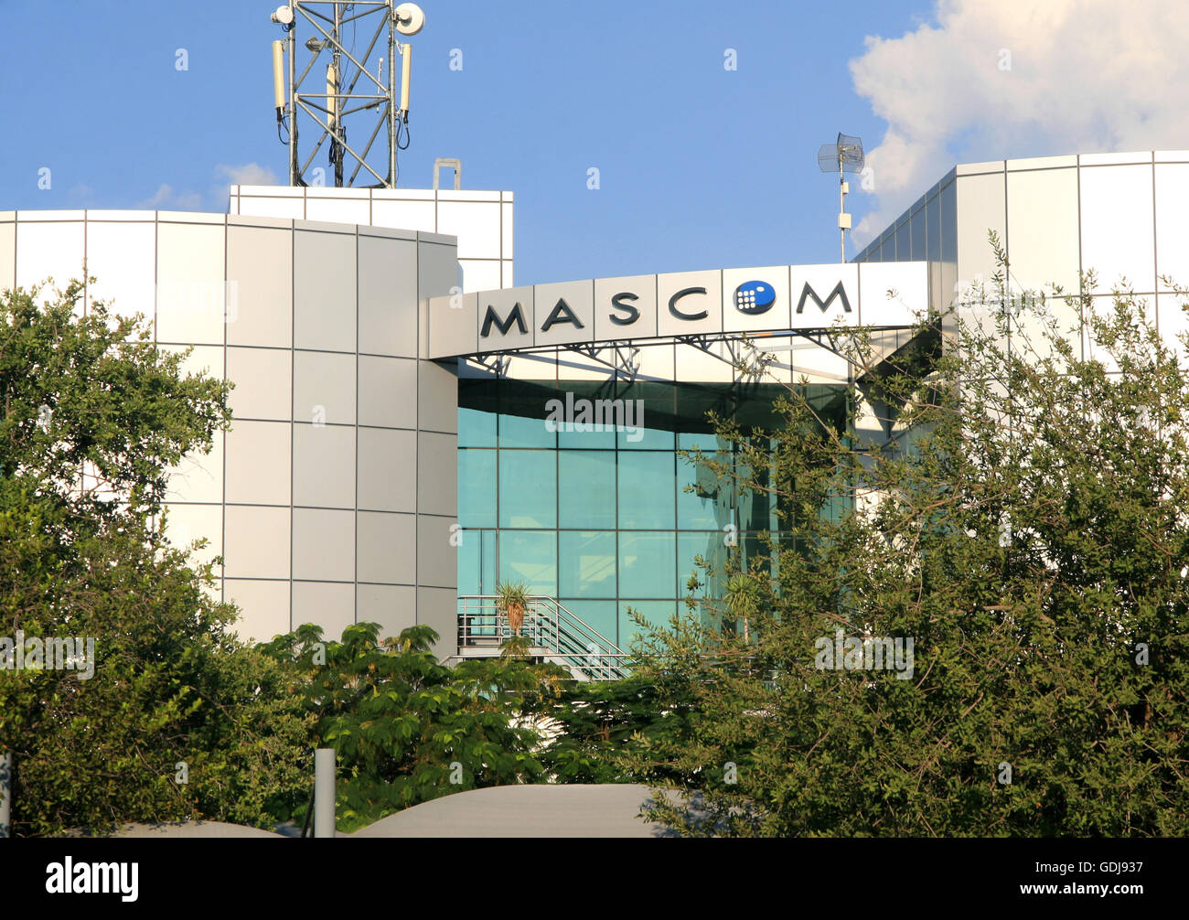 Mascom Building, Gaborone, Botswana Stock Photo - Alamy