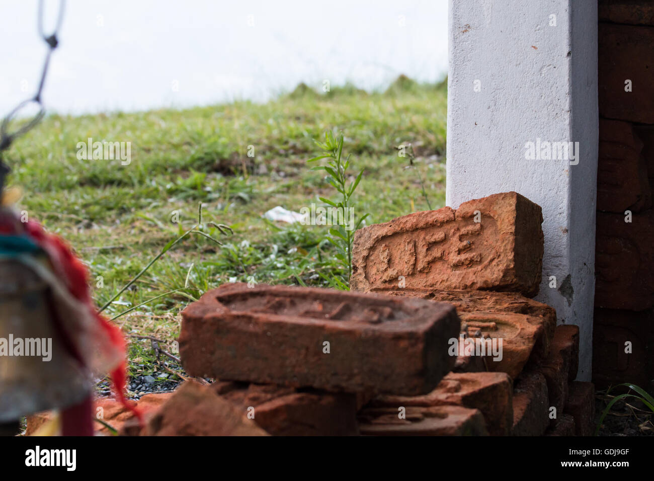 Brick in Nepal Stock Photo - Alamy